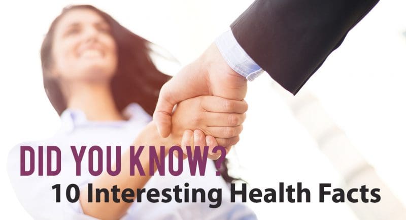 10 Interesting Health Facts | Cabot Health